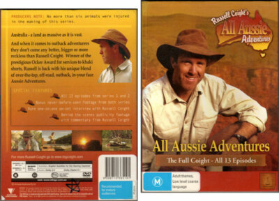 Russell Coight's All Aussie Adventures 1 & 2 The Full Coight- 2 DVD in ...