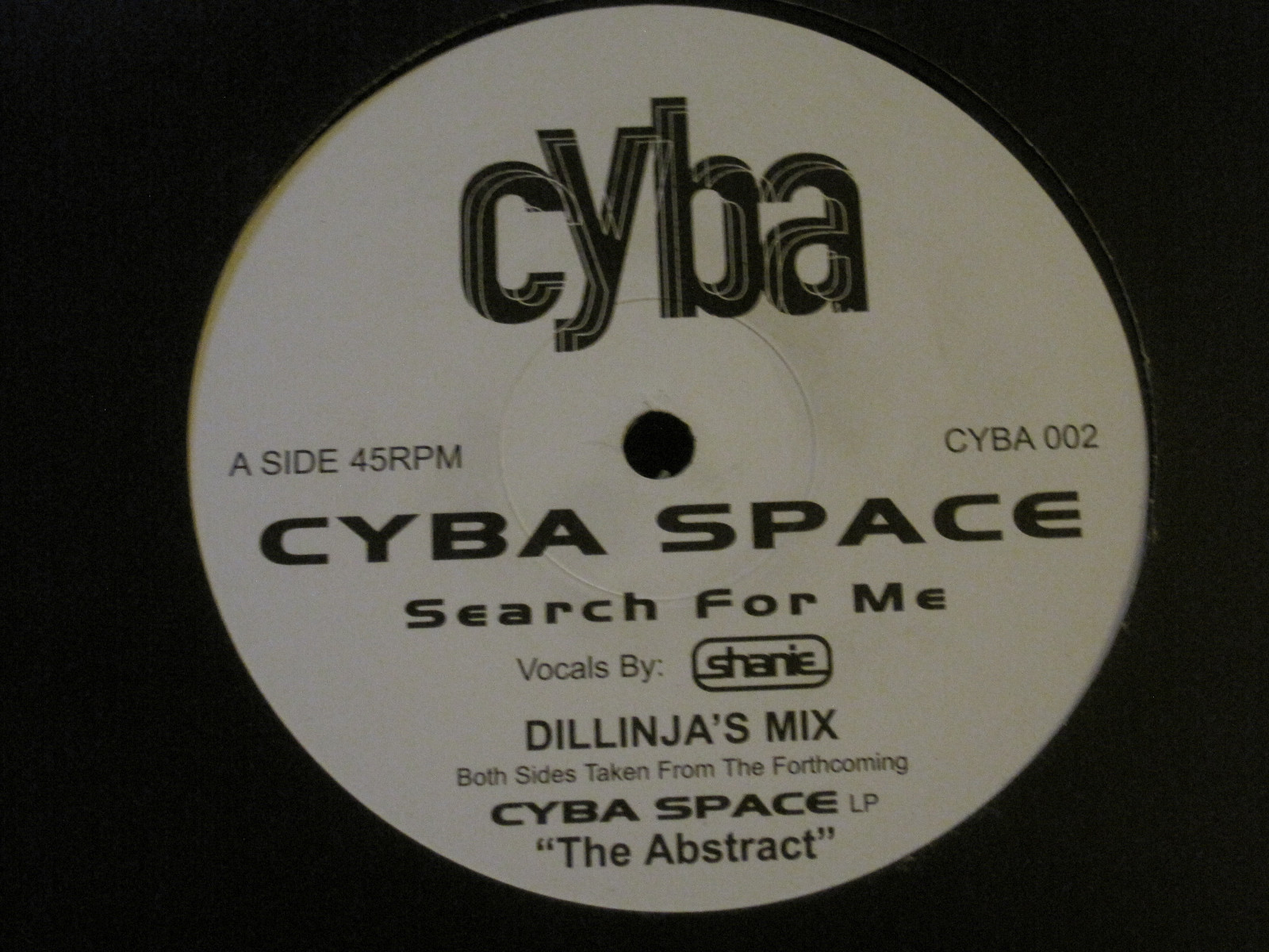 CYBA SPACE SEARCH FOR ME WHAT WAY TO TURN 12" 1999 CYBA 002 RARE DRUM N ...