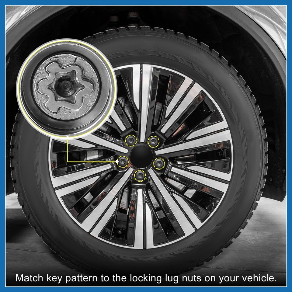 521 Automotive Wheel Lock Lug Nut Anti Theft Lug Nut Screw Removal ...