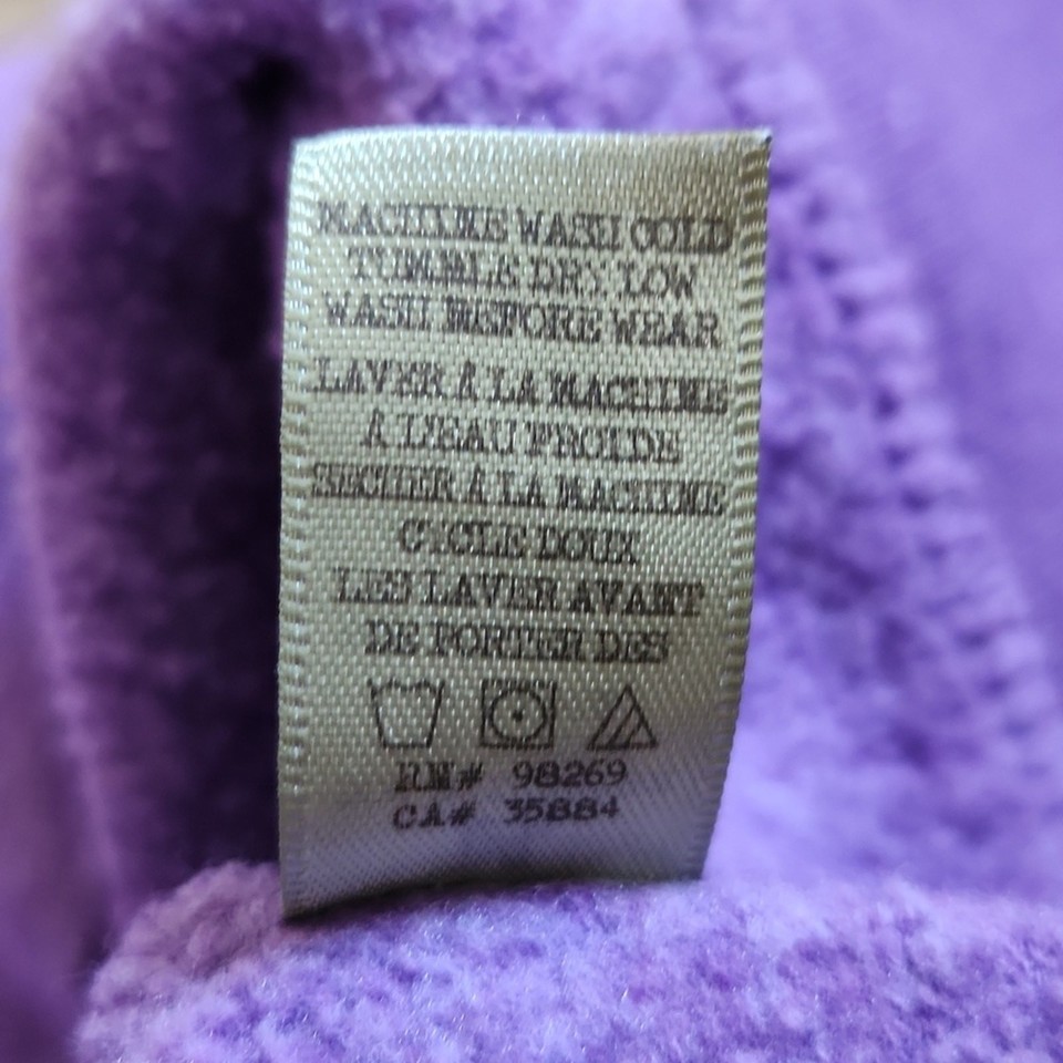 Alternative Earth Women's Purple Let It Go Long Sleeve Sweatshirt Size ...