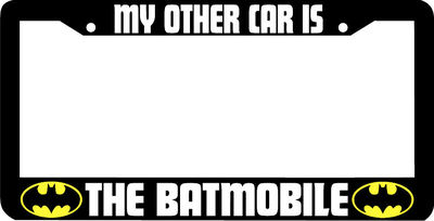 My other car is the BATMOBILE License Plate Frame | eBay