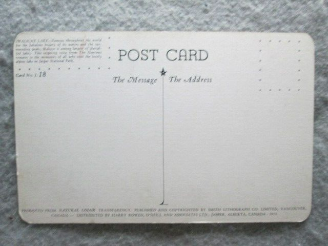 Maligne Lake, Jasper National Park, Alberta, Canada, Harry Rowed ...