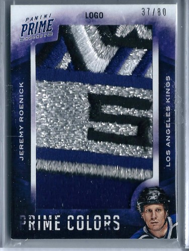 2013-14 Panini Prime Colors Logo #70 Jeremy Roenick XX/80 - LA Kings | eBay