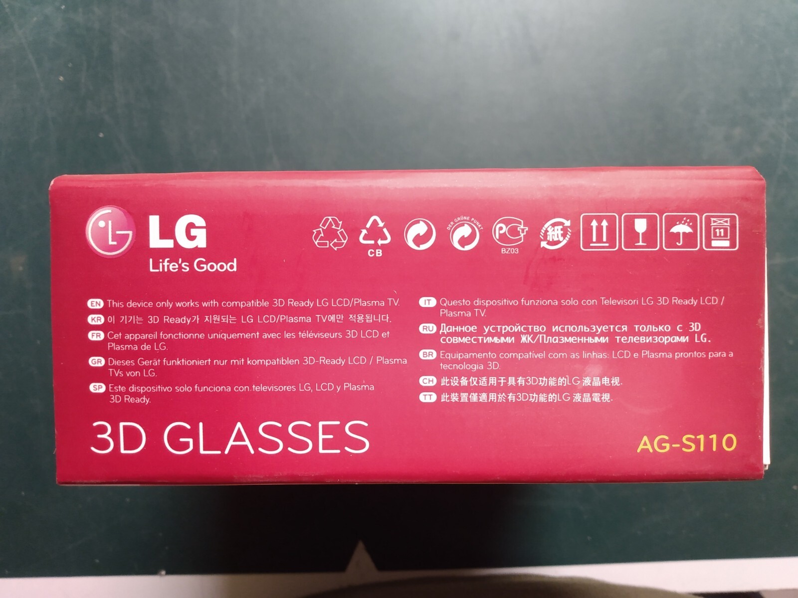 ***BRAND NEW*** LG 3D Glasses for LG 3D TV (Model# AG-S110) Lot of 2. Free ship. | eBay