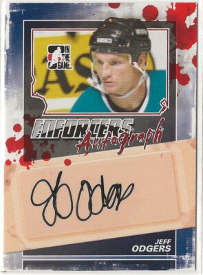 2011-12 ITG Enforcers Autographs #AJO Jeff Odgers In The Game | eBay