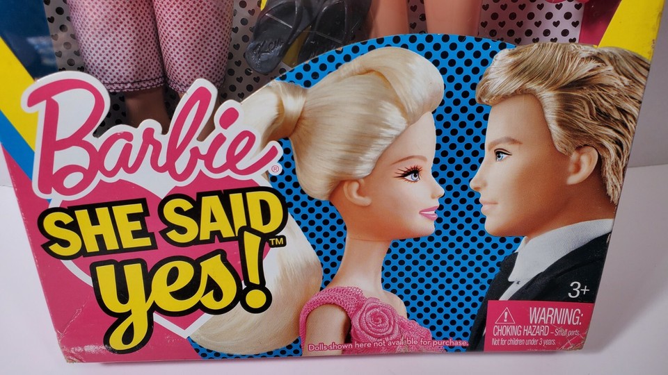NEW 2010 She Said Yes! Barbie and Ken Together Again Mattel # T7431 | eBay
