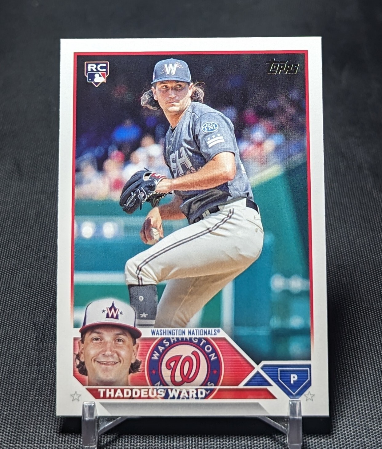 Thaddeus Ward Rookie RC 2023 Topps Update Card #US111 Washington ...