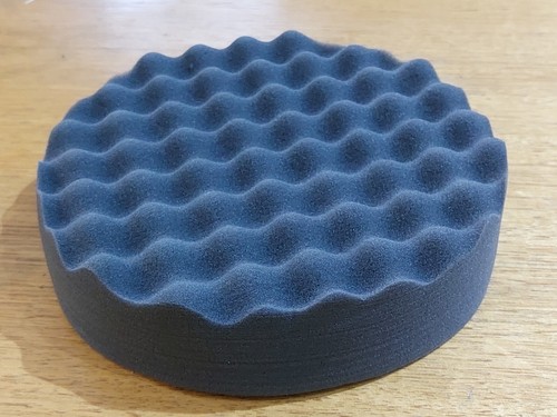 2 X RODIM Ø200MM Black Foam Soft Waffle Pad-Polishing Buff for High ...