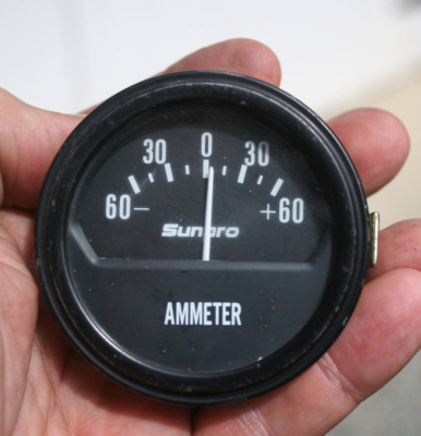 Sun SunPro Vintage 2 5/8" Amp Gauge | eBay