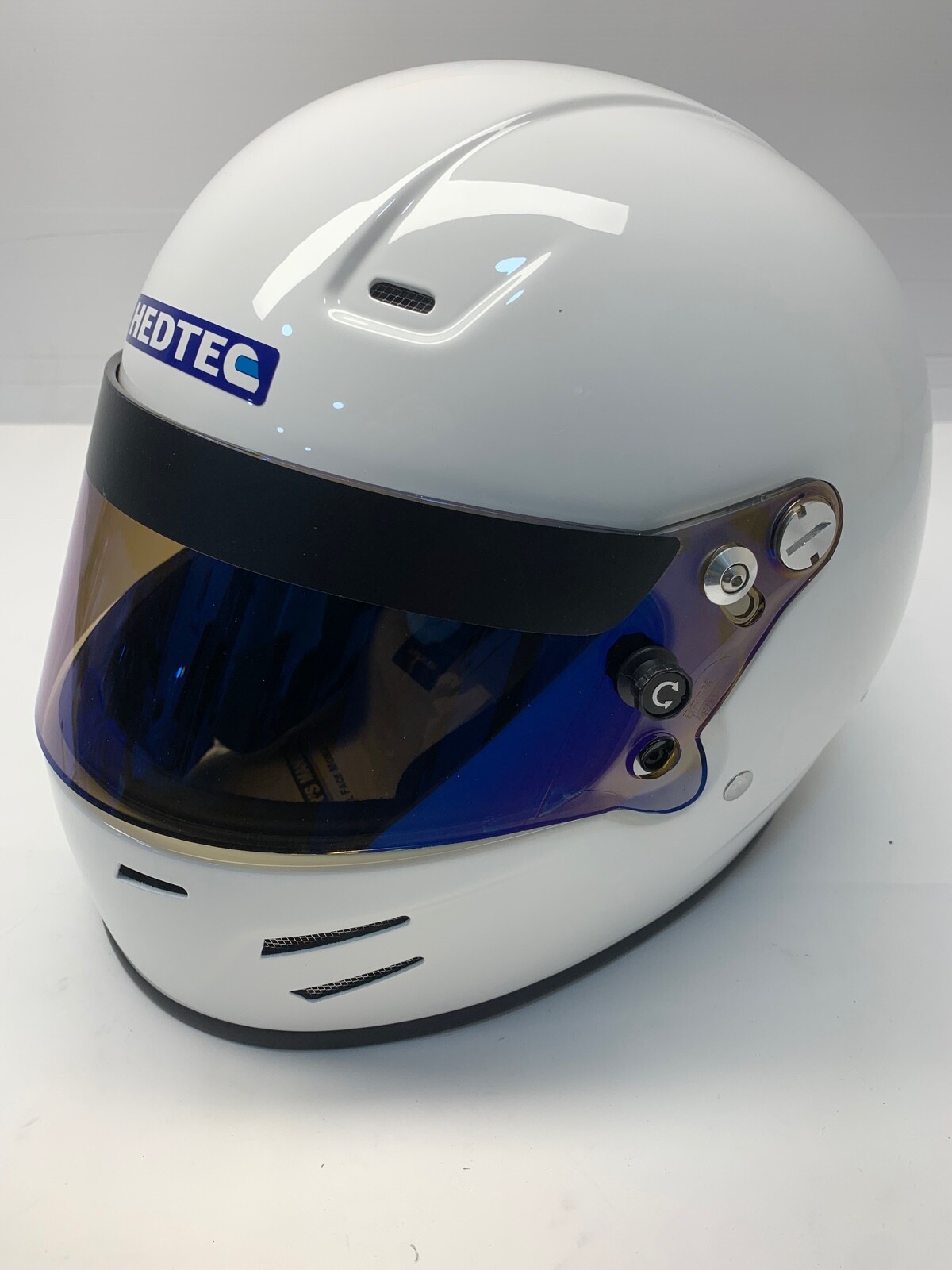 Hedtec H - Force Snell Car/ Kart Full Face Karting Helmet Iridium Blue ...