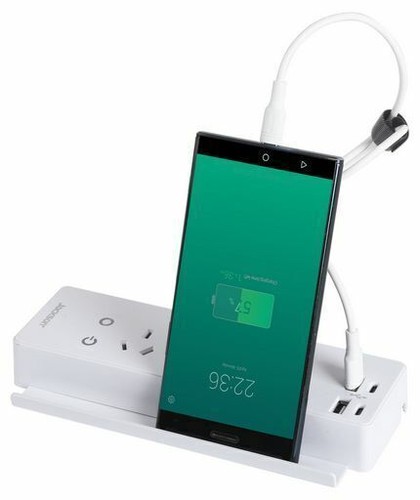 Desktop Power Board Hub 2 Way GPO 2 x USB Fast Charge Outlets with ...