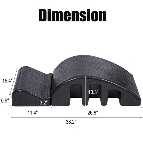 Pilates Spine Corrector Barrel Home Gym Fitness Workout Equipment Foam ...