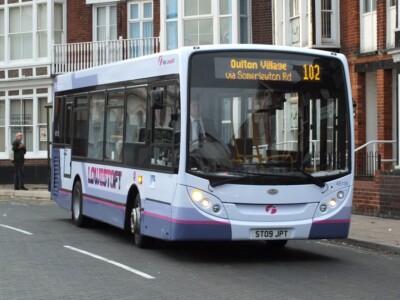 First Eastern Counties 45118 ST09JPT Lowestoft 6x4 Quality Bus Photo b ...