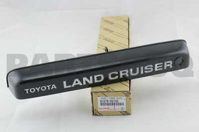 8127660130 Genuine Toyota COVER, LICENSE PLATE LAMP 81276-60130 | eBay