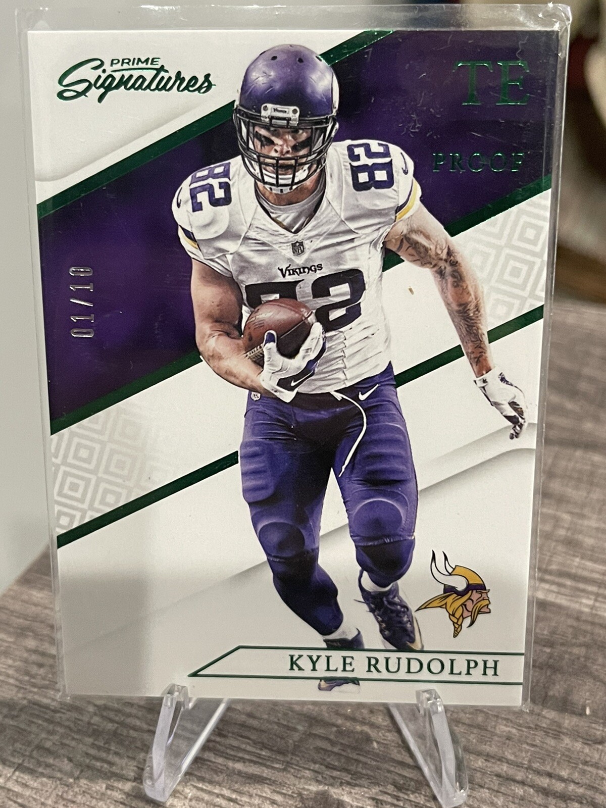 kyle rudolph prime signatures /10 | eBay