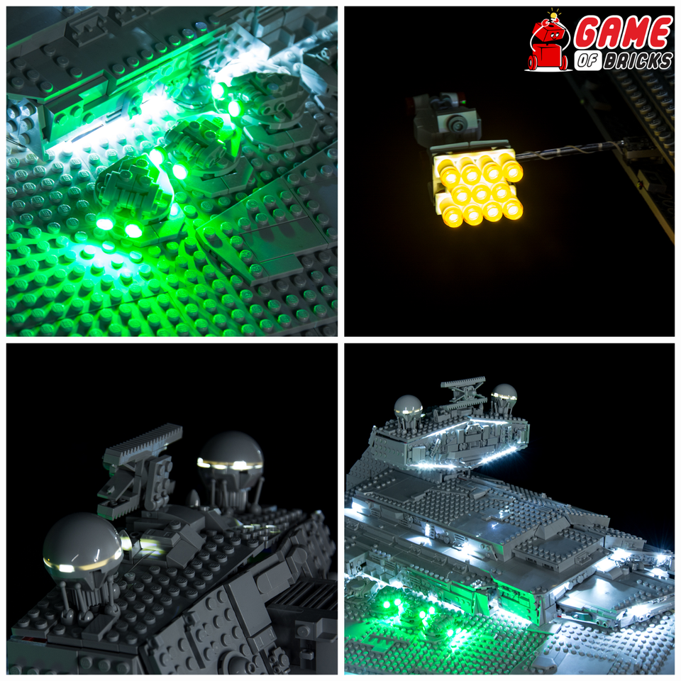 LED Light Kit for Star Destroyer - Compatible with LEGO® 75252 Set ...