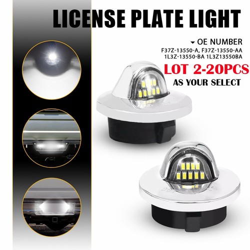 2-20X For Ford F150 F250 F350 LED License Plate Light Tag Lamp Assembly ...