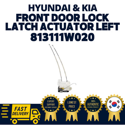GENUINE OEM Hyundai Kia Front Door Lock Latch Actuator Left 813111W020 ...