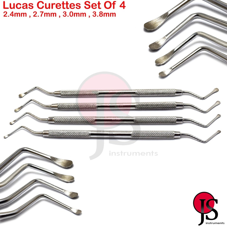 Periodontal Surgical Lucas Bone Curettes Cyst Removal Tooth Socket ...