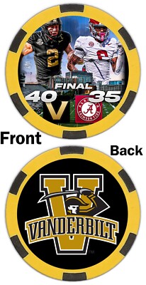VANDERBILT COMMODORES DEFEATS ALABAMA CRIMSON TIDE - COMMEMORATIVE ...