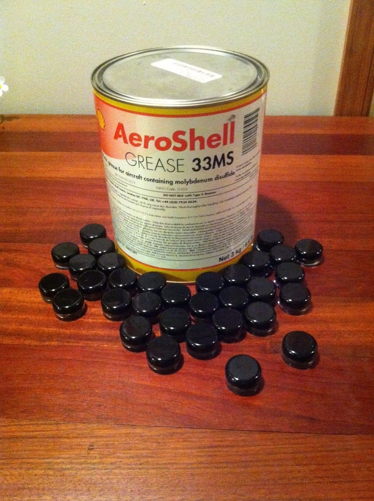 AeroShell 33ms Barrel & Nut Lithium Moly Synthetic Grease-Mil Spec ...