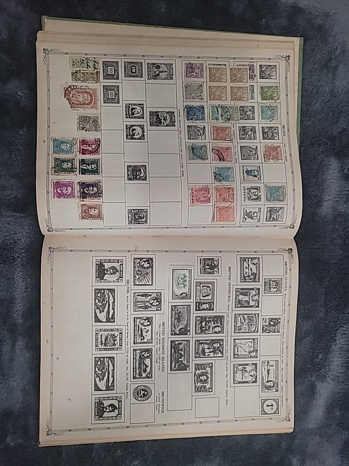 The Premier Word Stamp Album 1955 Contains Over 1300 Used World Stamps ...