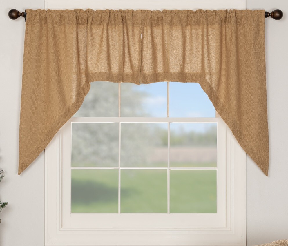Burlap Window Valance Ideas Burlap Window Valance – Greenland Home