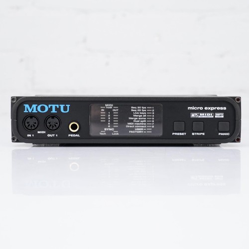MOTU Micro Express USB MIDI Interface w/ MIDI Solutions Thru & Merger Box #55385 | eBay