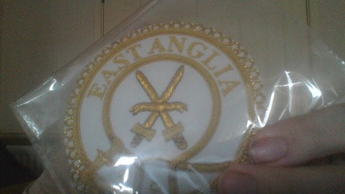 MARK Masonic Dress Apron Badge - EAST ANGLIA - SWORD BEARER | eBay