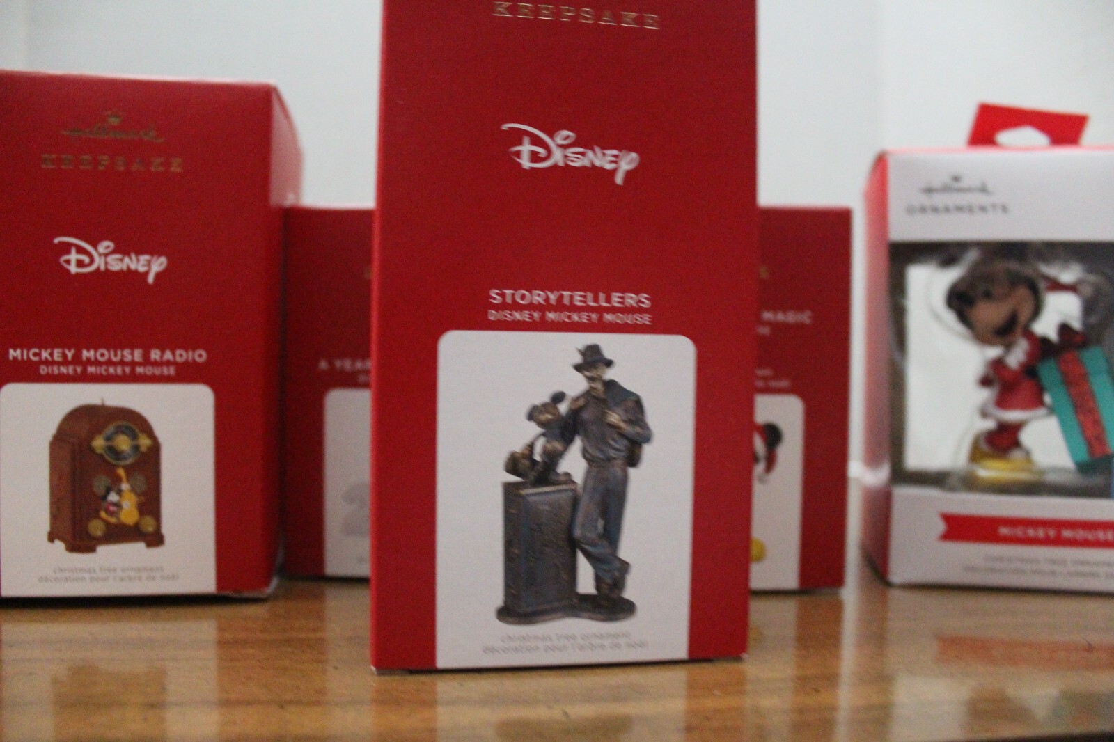 5 Hallmark Keepsake Mickey Mouse Christmas ornaments 2013,2014,2021 Lot ...