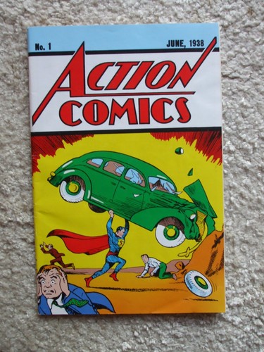 Superman Action Comics No.1 June,1938 (reprint) | eBay