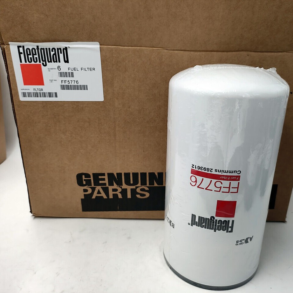 6X OEM Fuel Filter Fleetguard FF5776 For Cummins ISX 2893612 Free ...