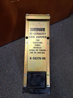 ROWE 6-50276-08 Rowe Hi-Capacity Coin Hopper Change Machine Quarters | eBay