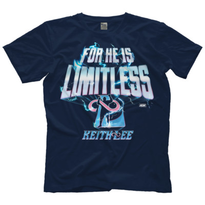 Keith Lee - For He Is LIMITLESS AEW Official T-Shirt | eBay