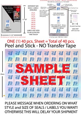 ONE TOUCH STICKERS FIRST OFF THE LINE CARD SEALS PANINI FOTL CARD ...