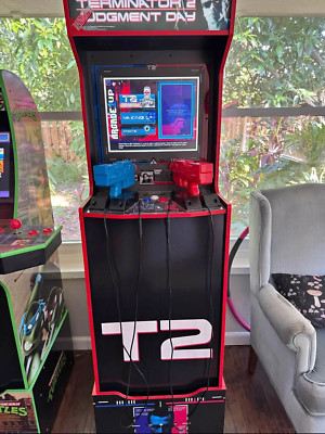 Arcade1UP - Terminator 2: Judgement Day-T2 Arcade Game with Light-up ...