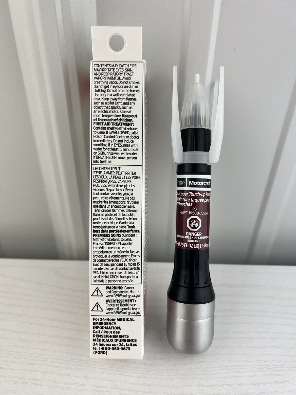 Touch Up Paint Motorcraft Color Code R3 Burgundy Velvet TC Ford Lincoln ...