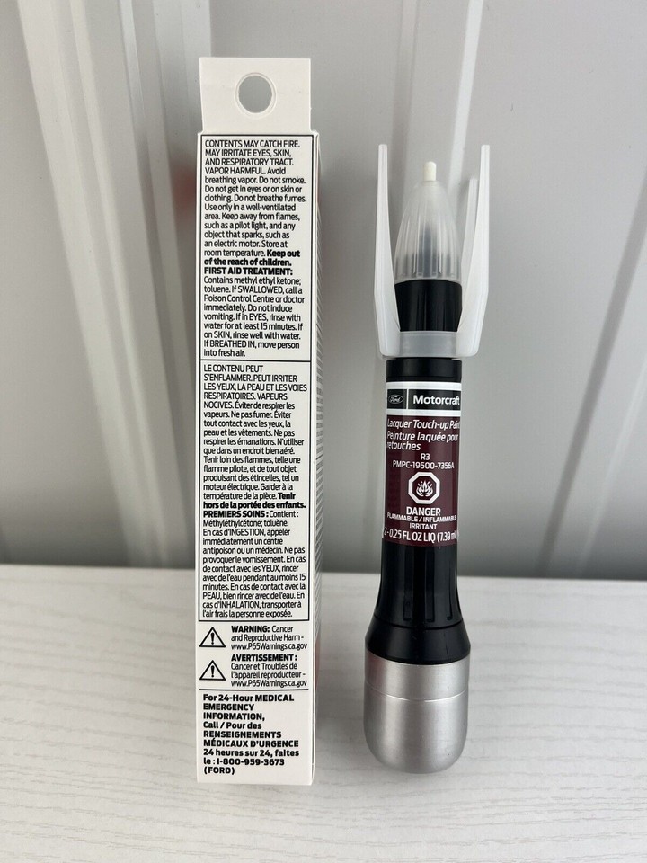 Touch Up Paint Motorcraft Color Code R3 Burgundy Velvet TC Ford Lincoln ...