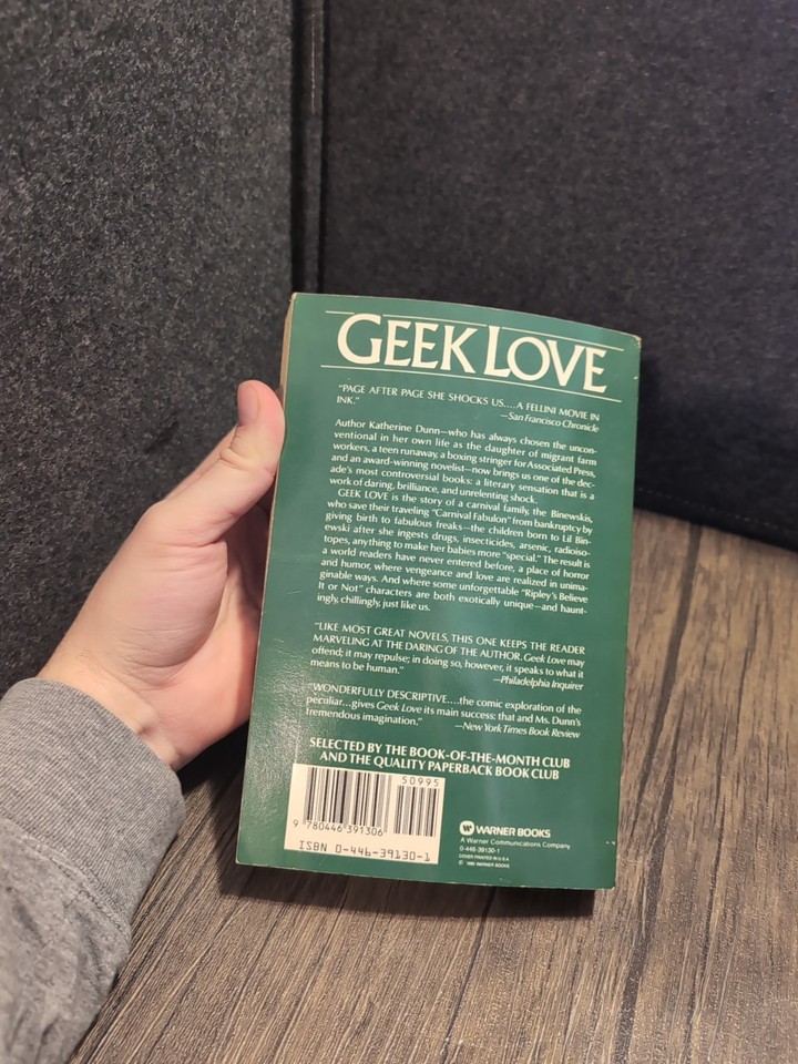 Geek Love, Dunn, Katherine 9780446391306| eBay