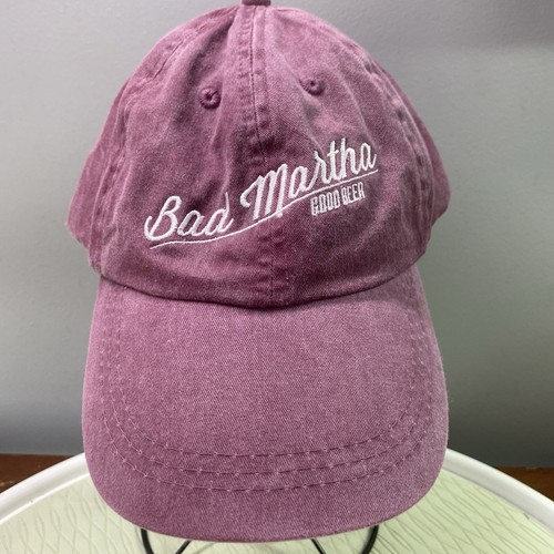 Bad Martha Simplicity Good Beer Brewery Baseball Hat Snapback Magenta ...