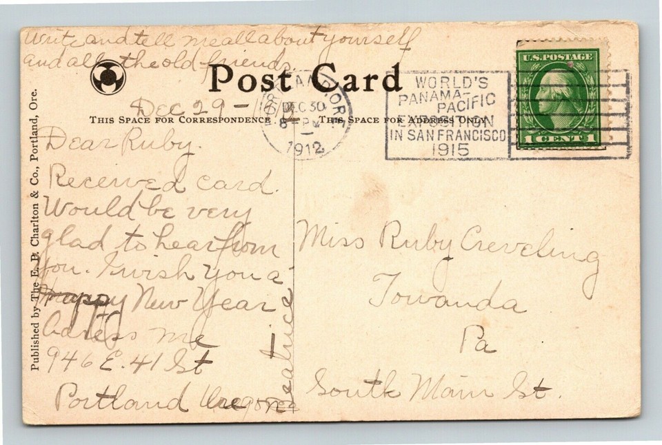 Portland OR-Oregon, Arlington Club, Exterior, c1912 Vintage Postcard | eBay