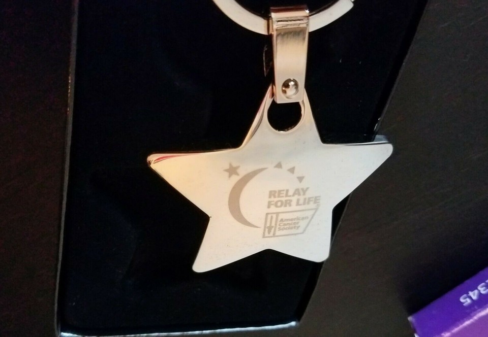 American Cancer Society RELAY FOR LIFE 2013 star silver keychain | eBay