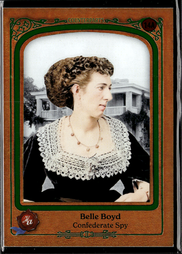 2023 Historic Autograph's Civil War Green Belle Boyd Confederate Spy 4/ ...