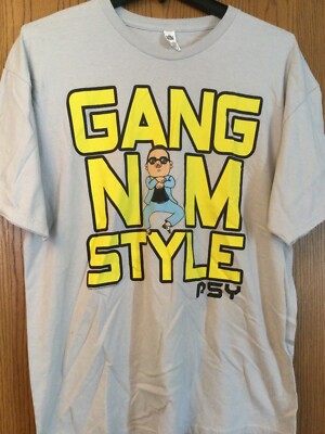 PSY - “Gang NM Style - Light Gray - XL - AAA | eBay