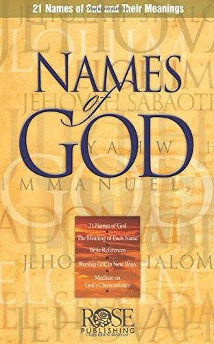Names of God pamphlet: 21 Names of God and Their Meanings - Pamphlet ...