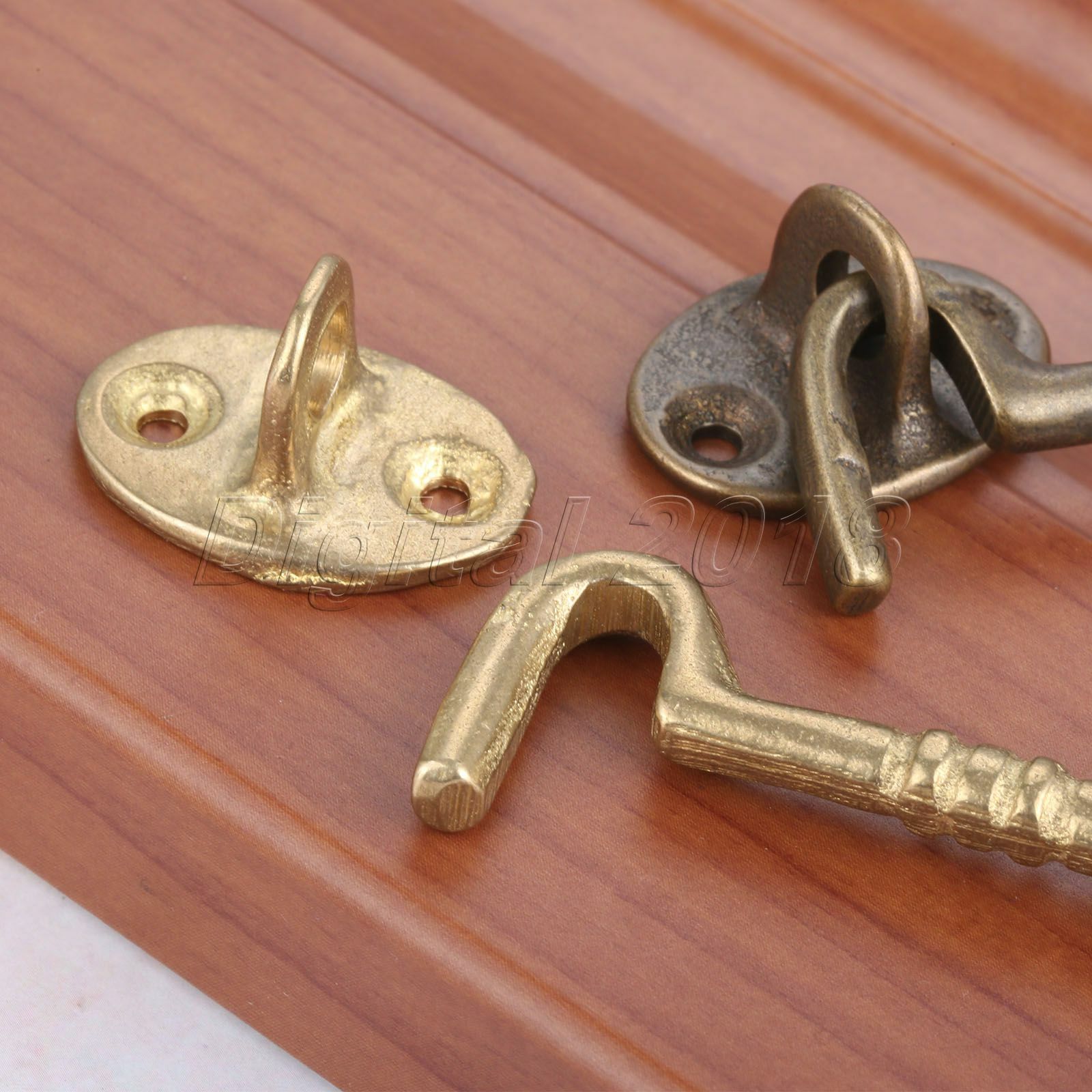Fasteners Cabinet Wind Latches Windows Doors Hook Chinesse Style Brass ...