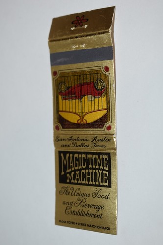 Magic Time Machine Texas 20 Strike Matchbook Cover | eBay