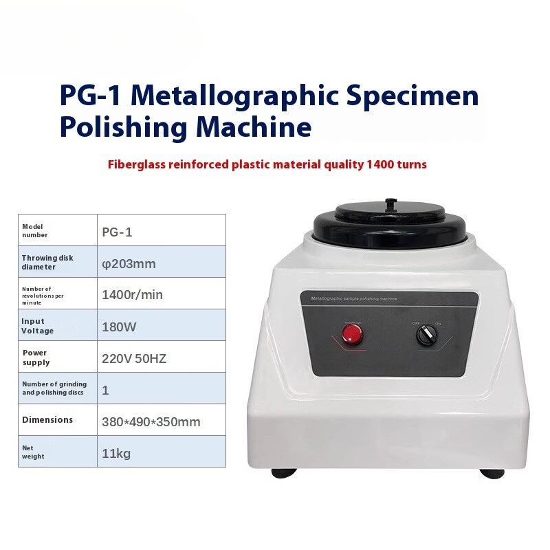 Metallographic Specimen Polishing Machine PG-1A PG-2B Manual Lapping ...