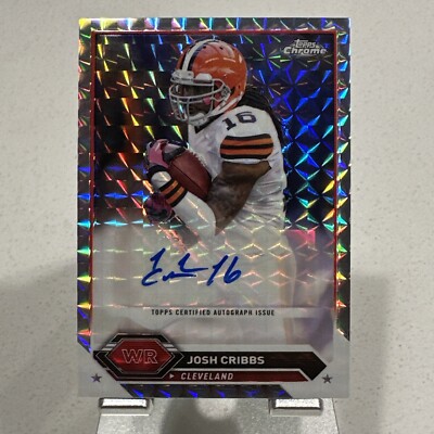 2024 Topps Composite Josh Cribbs Chrome Silver Geometric Auto #TCA-JC ...