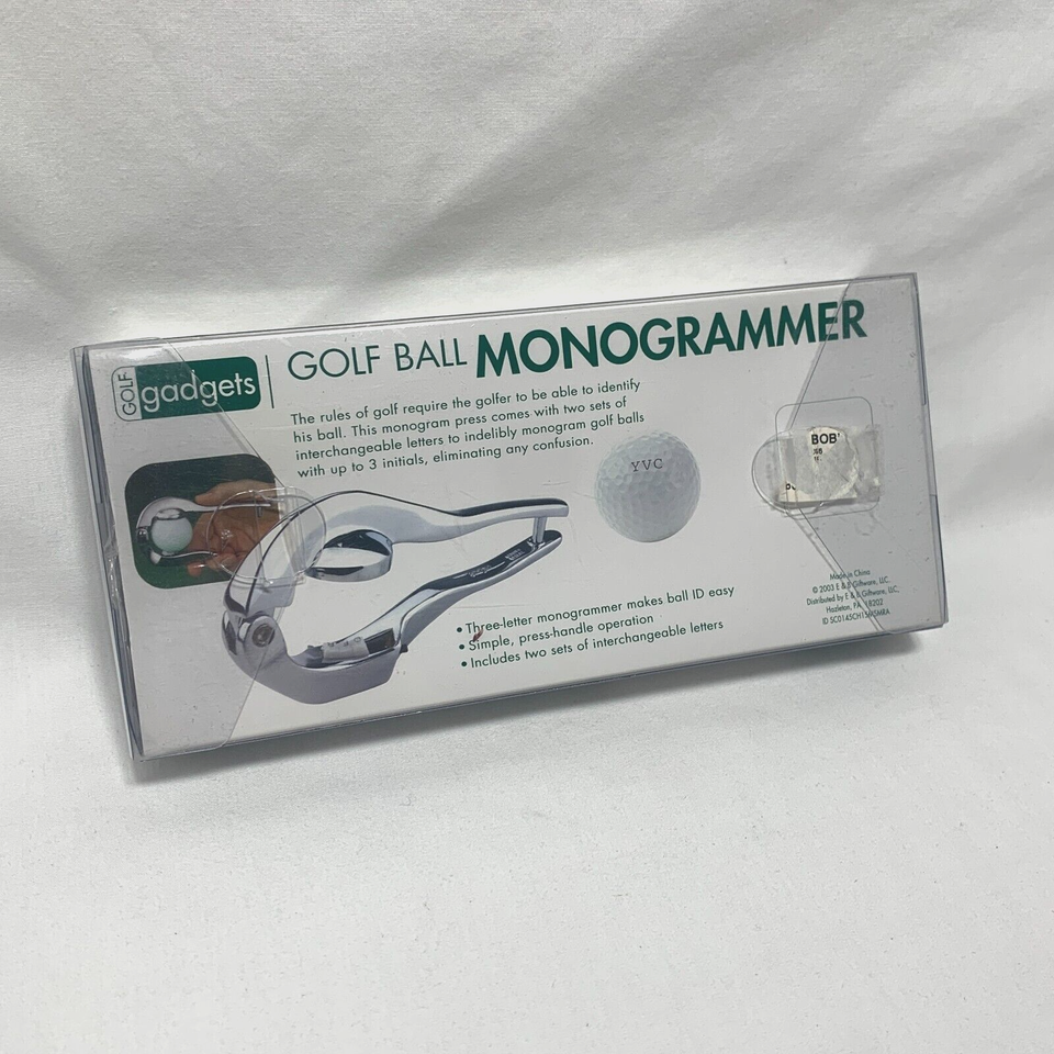 Golf Gadgets Golf Ball Monogrammer New | eBay